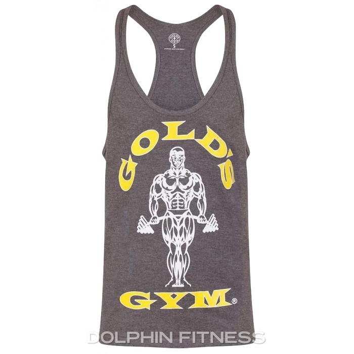 Gold's Gym Stringer Joe Premium Grey Marl