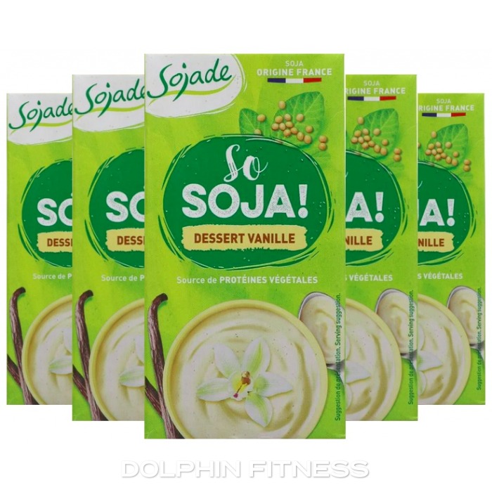 Sojade So Soja! Organic Vanilla Soya Dessert 8 x 530 ml