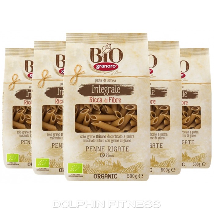 Granoro Organic Wholegrain Penne Rigate 20 x 500g