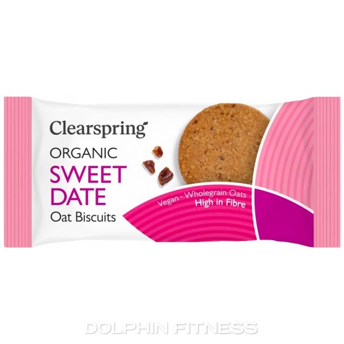 Clearspring Organic Sweet Date Oat Biscuits 1 x 40g