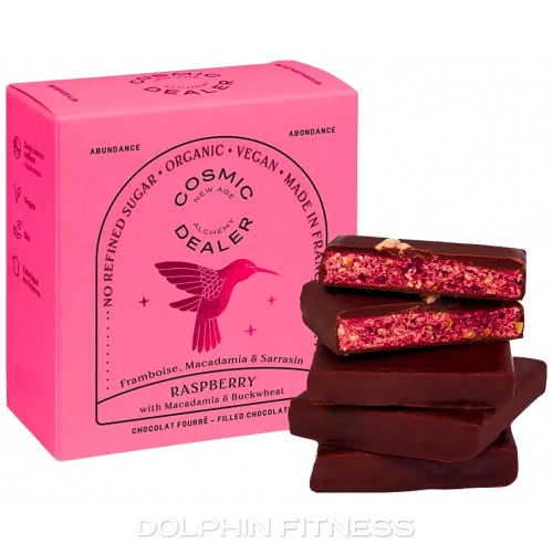 Cosmic Dealer Raspberry with Macadamia & Buckwheat Box of 4