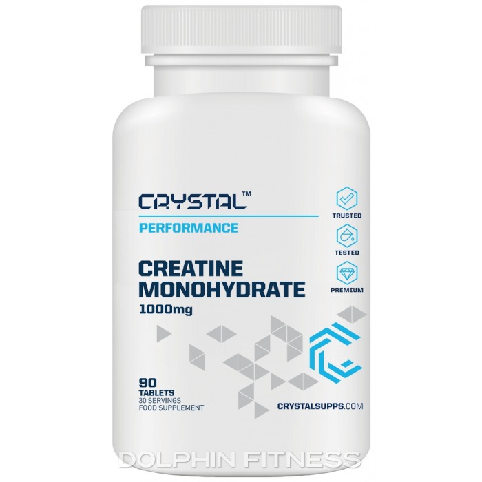 Crystal Creatine Monohydrate 1000 mg 90 Tablets