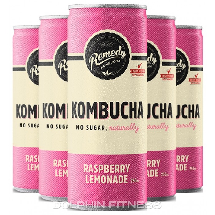 Remedy Raspberry Lemonade Kombucha 12 x 250 ml