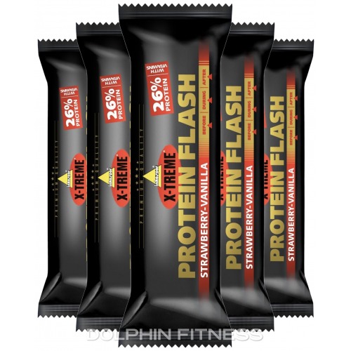 Inkospor Protein Flash Bar (30 x 65g) Strawberry & Vanilla