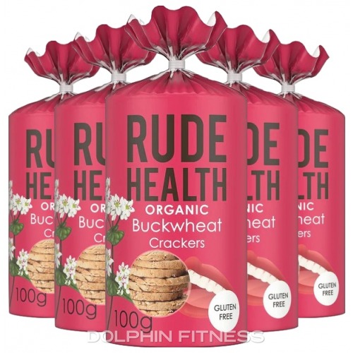 Rude Health Organic Buckwheat Crackers 8 x 100g