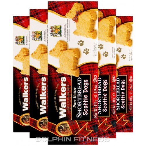 Walkers Pure Butter Shortbread Scottie Dogs 12 x 110g