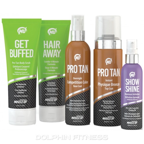 Muscle Up Pro Tan Male Competitor Kit
