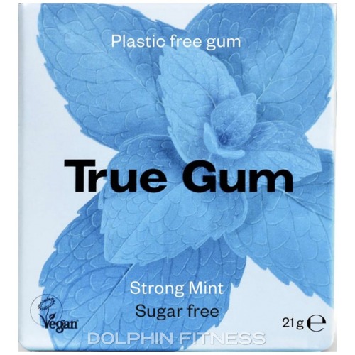 True Gum Plastic Free Gum (1 x 21g) Strong Mint