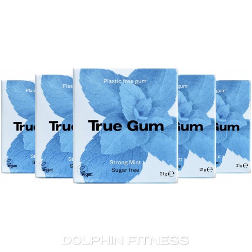 True Gum Plastic Free Gum (24 x 21g) Strong Mint