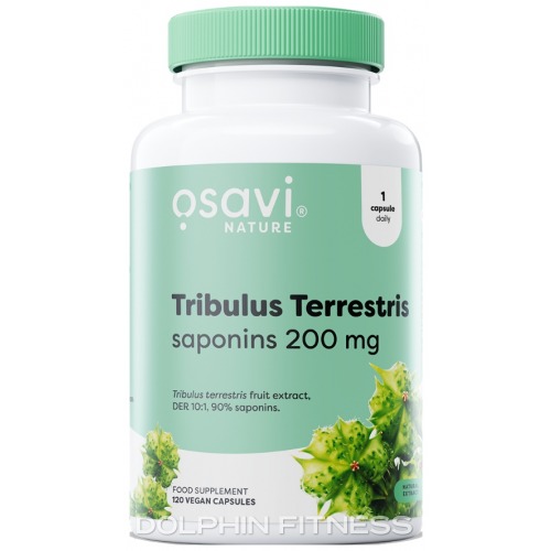 Osavi Tribulus Terrestris Saponins 200 mg 120 Vegan Capsules