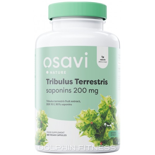 Osavi Tribulus Terrestris Saponins 200 mg 180 Vegan Capsules
