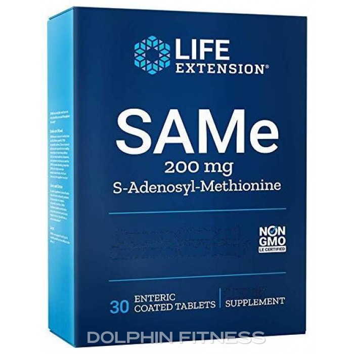 Life Extension SAMe 200 mg 30 Enteric Coated Tablets