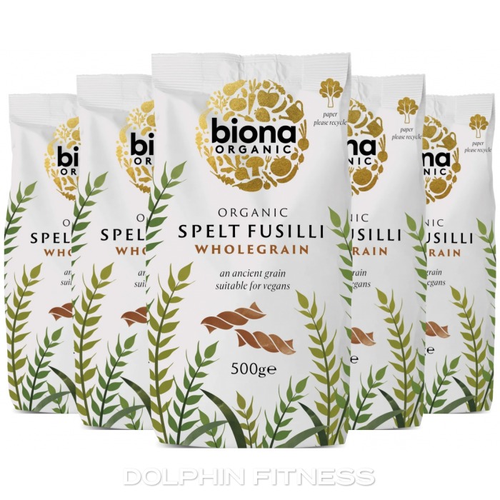 Biona Organic Spelt Fusilli Wholegrain 10 x 500g