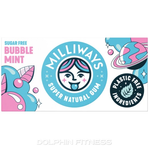 Milliways Super Natural Gum (1 x 19g) Bubble Mint
