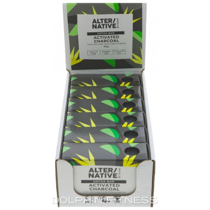 Alter/Native Detox Bar Activated Charcoal 6 x 95g