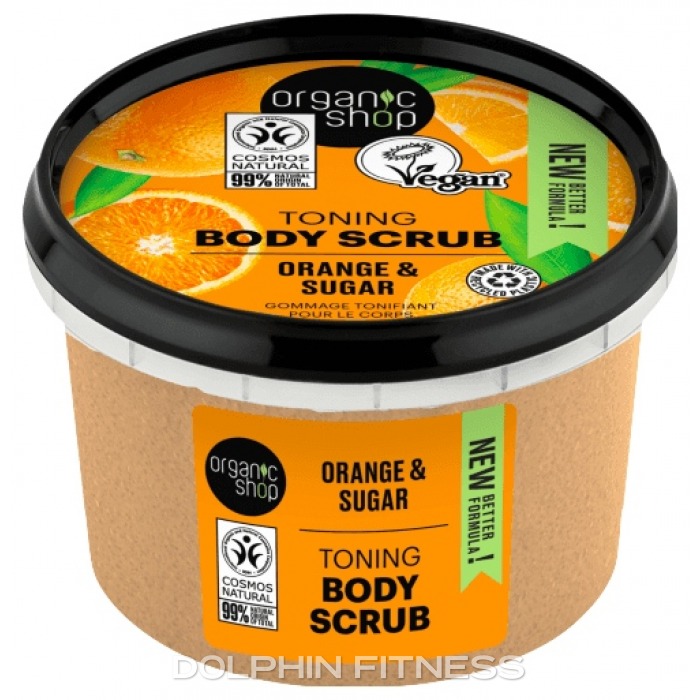 Organic Shop Orange & Sugar Toning Body Scrub 250 ml