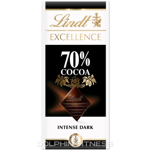Lindt Excellence Intense Dark 70% Cocoa Chocolate 1 x 100g