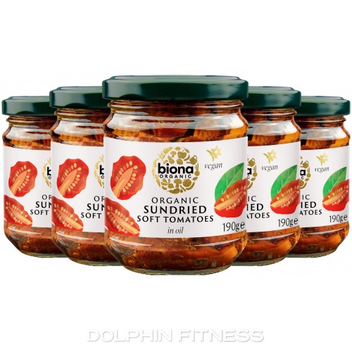 Biona Organic Sun Dried Soft Tomatoes in Oil 5 x 190g
