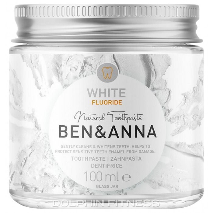 Ben & Anna White Toothpaste With Fluoride 100 ml