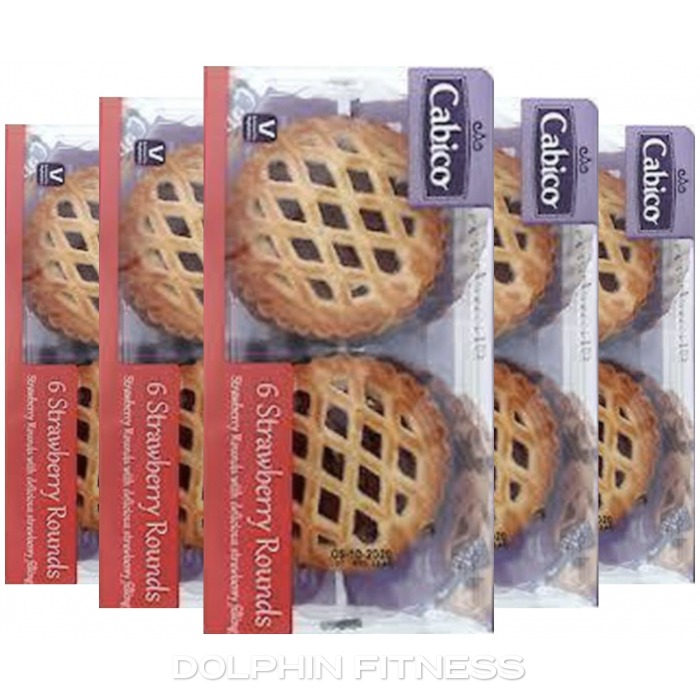Cabico 6 Strawberry Rounds 12 x 255g