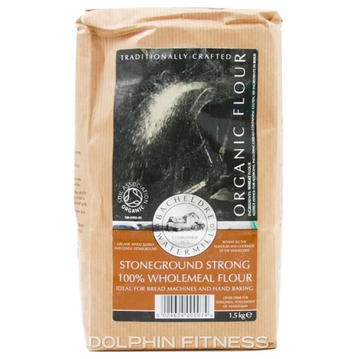 Bacheldre Watermill Stoneground Strong 100% Wholemeal Flour 1 x 1.5 kg