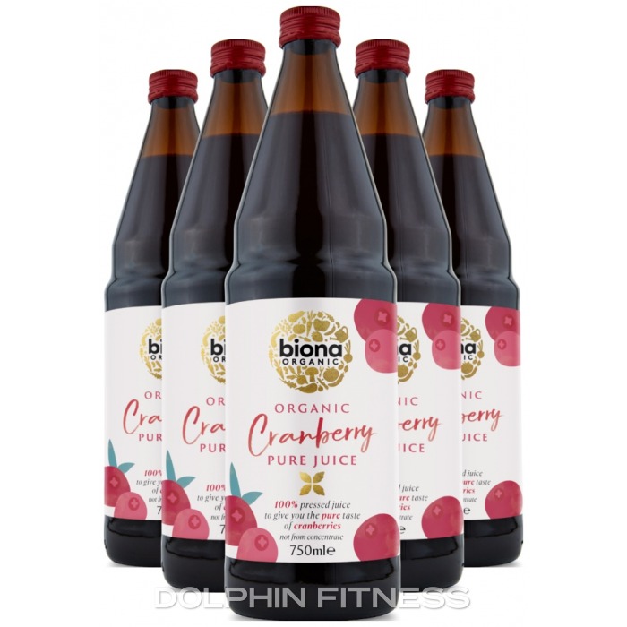 Biona Organic Cranberry Pure Pressed Juice 6 x 750 ml