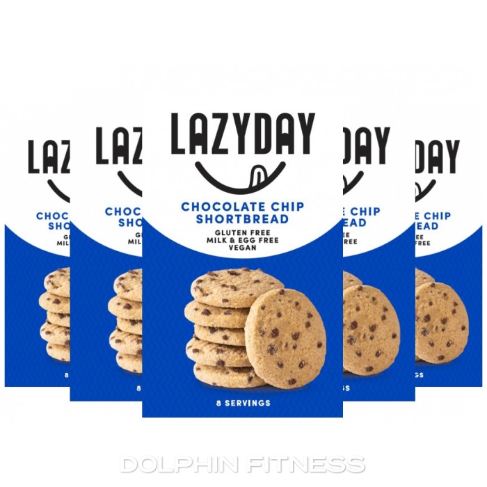 Lazy Day Foods Chocolate Chip Shortbread 8 x 150g