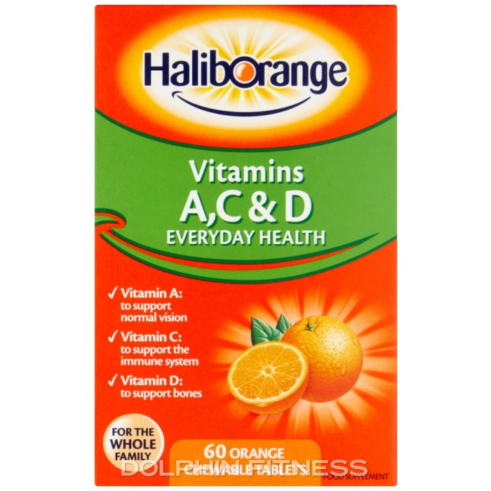 Haliborange Vitamins A,C & D 60 Chewable Tablets