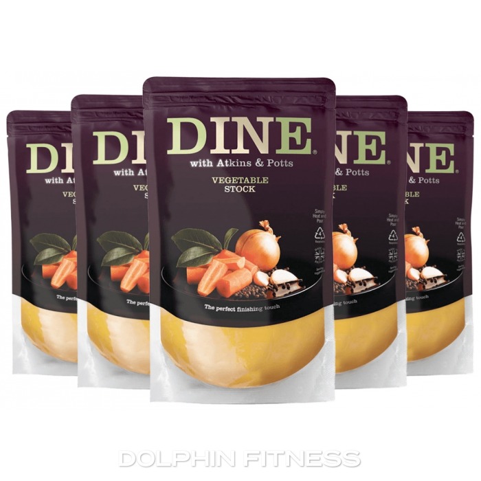 Dine with Atkins & Potts Vegetable Stock 6 x 350g