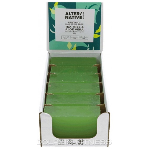 Alter/Native Tea Tree & Aloe Vera Glycerin Soap 6 x 90g