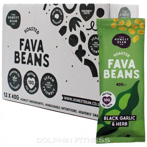 The Honest Bean Co Roasted Fava Beans 12 x 40g