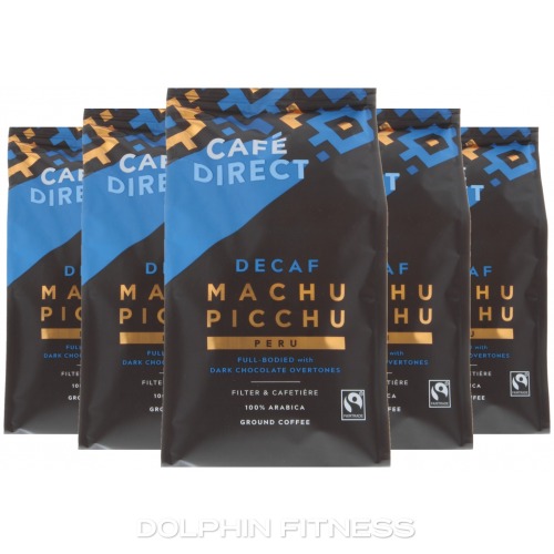 Cafe Direct Decaffeinated Machu Picchu Coffee (6 x 200g) Ground