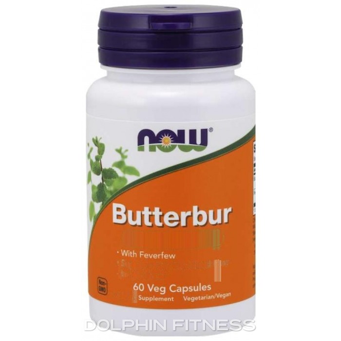 NOW Butterbur 60 Veg Capsules