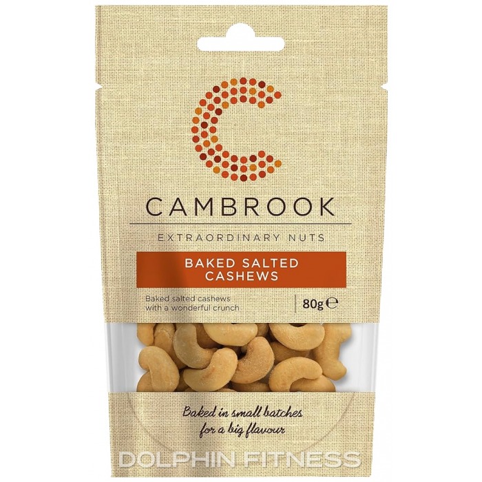 Cambrook Baked & Salted Cashews 1 x 80g
