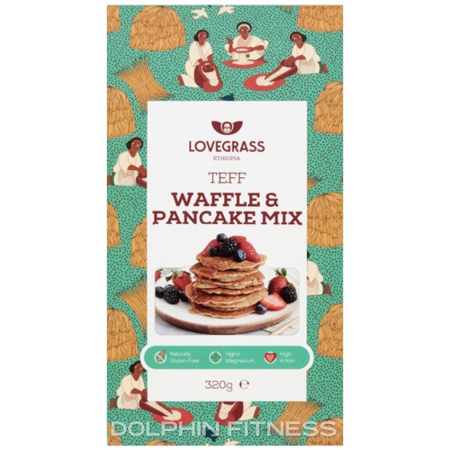 Lovegrass Ethiopia Teff Waffle & Pancake Mix 1 x 320g