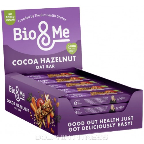 Bio & Me Gut-Loving Oat Bar (18 x 38g) Cocoa & Hazelnut