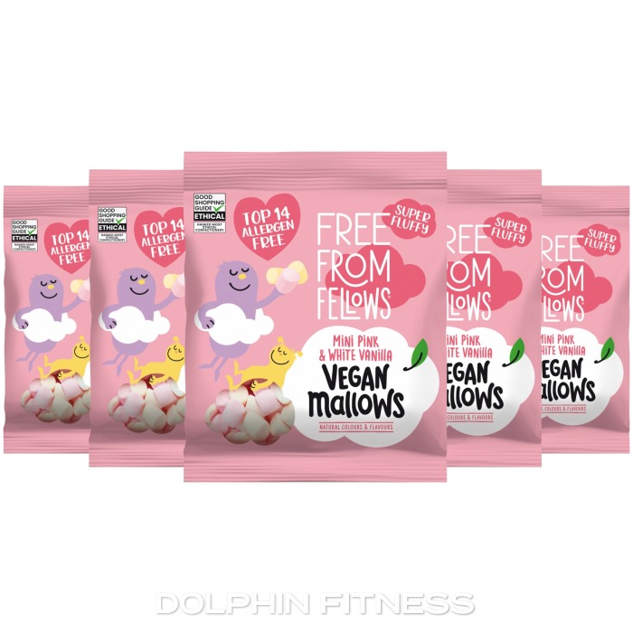 Free From Fellows Pink & White Mini Mallows 10 x 105g