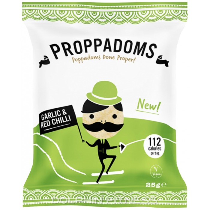 Family Secret Garlic & Red Chilli Proppadoms 1 x 25g
