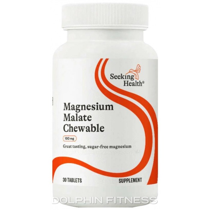 Seeking Health Magnesium Malate Chewable 100 Chewable Tablets