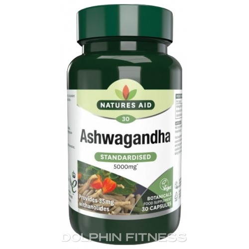 Natures Aid Ashwaganda 5000mg 30 Capsules