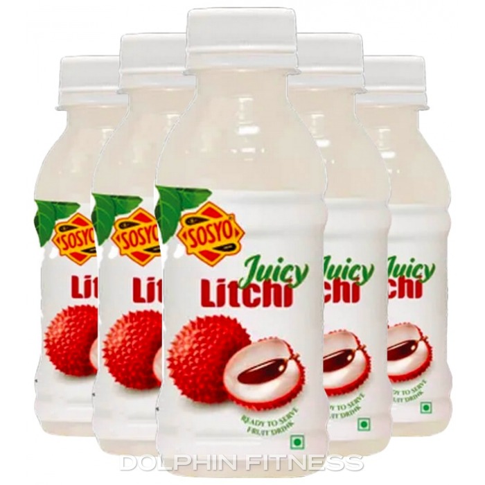 Hajoori Sosyo Juicy Litchi Fruit Drink 24 Bottles