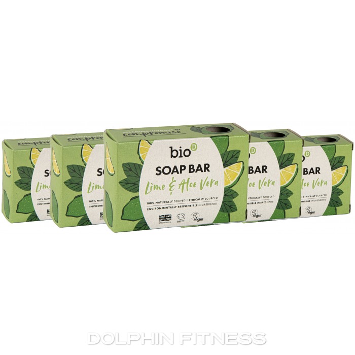 Bio-D Lime & Aloe Vera Soap Bar 20 x 90g