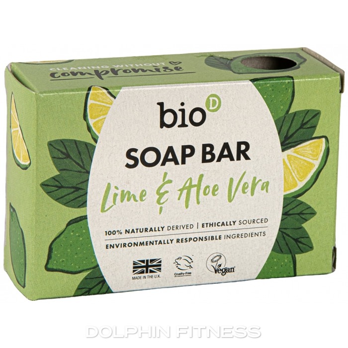 Bio-D Lime & Aloe Vera Soap Bar 1 x 90g