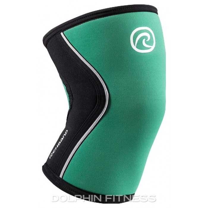 Rehband RX Knee Sleeve 5mm Emerald Green/Black