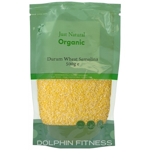 Just Natural Organic Durum Wheat Semolina 500g
