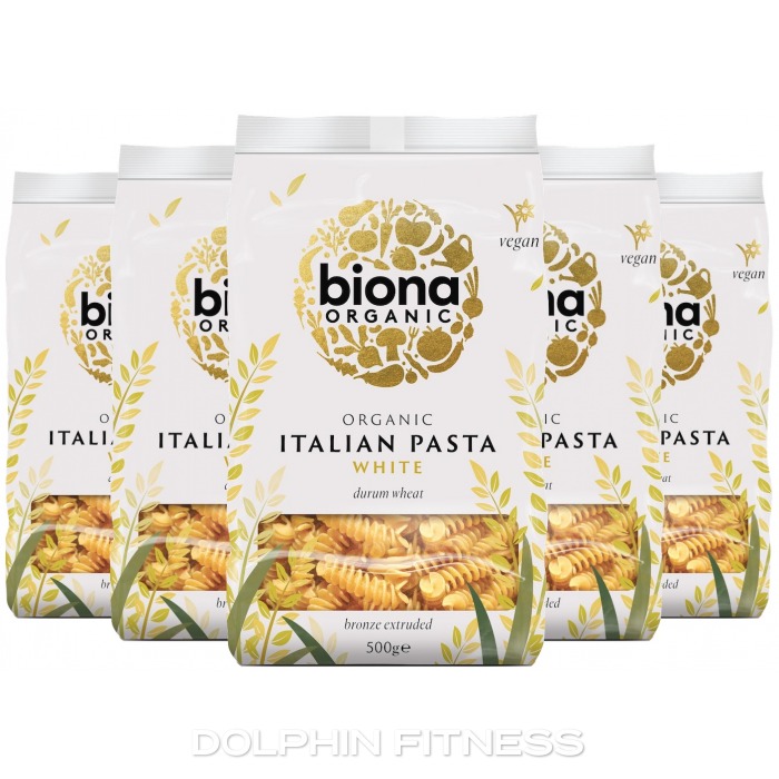 Biona Organic Italian Pasta White Fusilli 12 x 500g