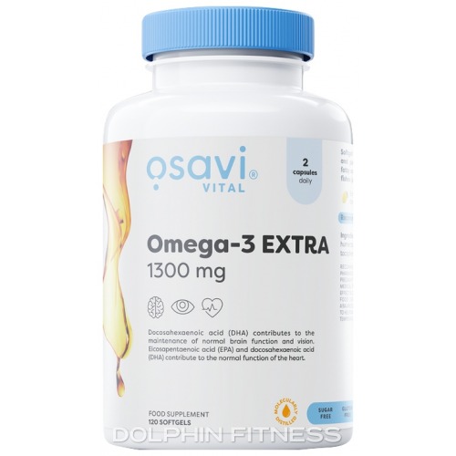 Osavi Omega-3 Extra Molecularly Distilled 1300 mg 120 Softgels