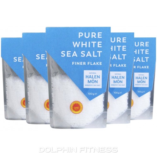 Halen Mon Pure Sea Salt Finer Flake 10 x 100g