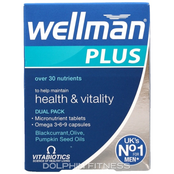 Vitabiotics Wellman Plus Omega 3-6-9 28 Tablets + 28 Capsules