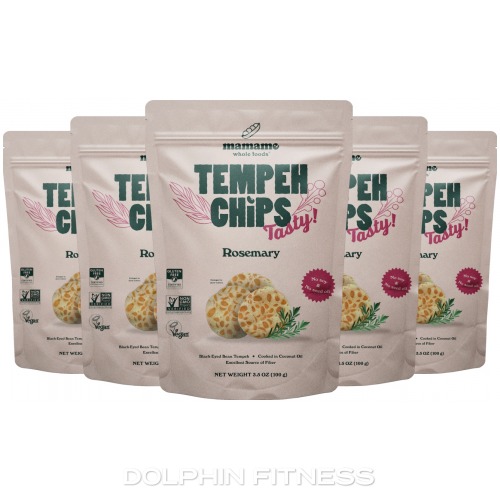 Mamame Tempeh Chips Rosemary 12 x 100g